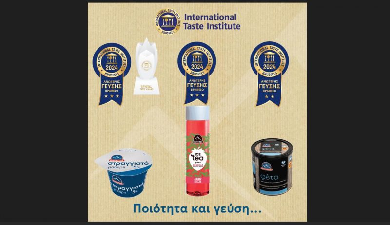 Έξι διεθνή βραβεία στα iTQi Superior Taste Awards 2024, για την ΟΛΥΜΠΟΣ ...